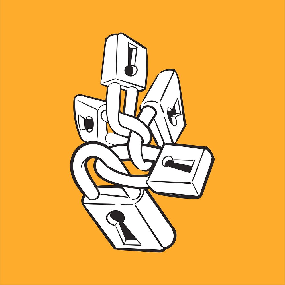 Hand drawing illustration safety concept | Free Photo Illustration ...