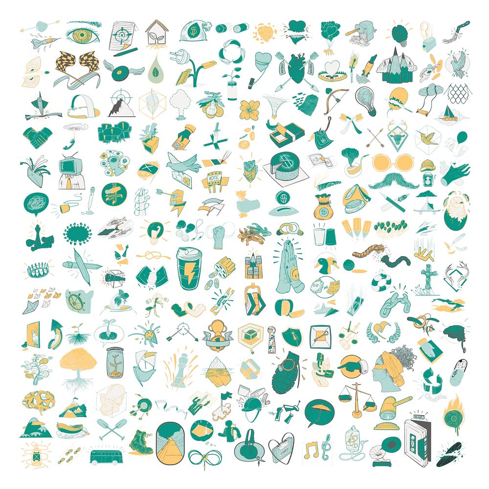 Hand drawing illustration mixed set | Premium Vector - rawpixel