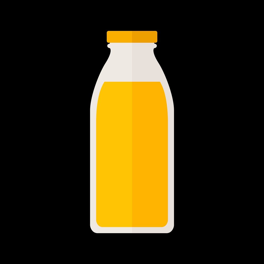 Simple illustration bottled drink | Premium Vector - rawpixel