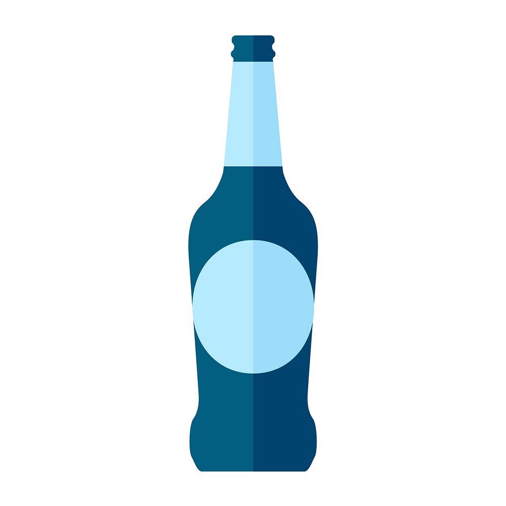 Simple illustration bottled drink | Premium Vector - rawpixel