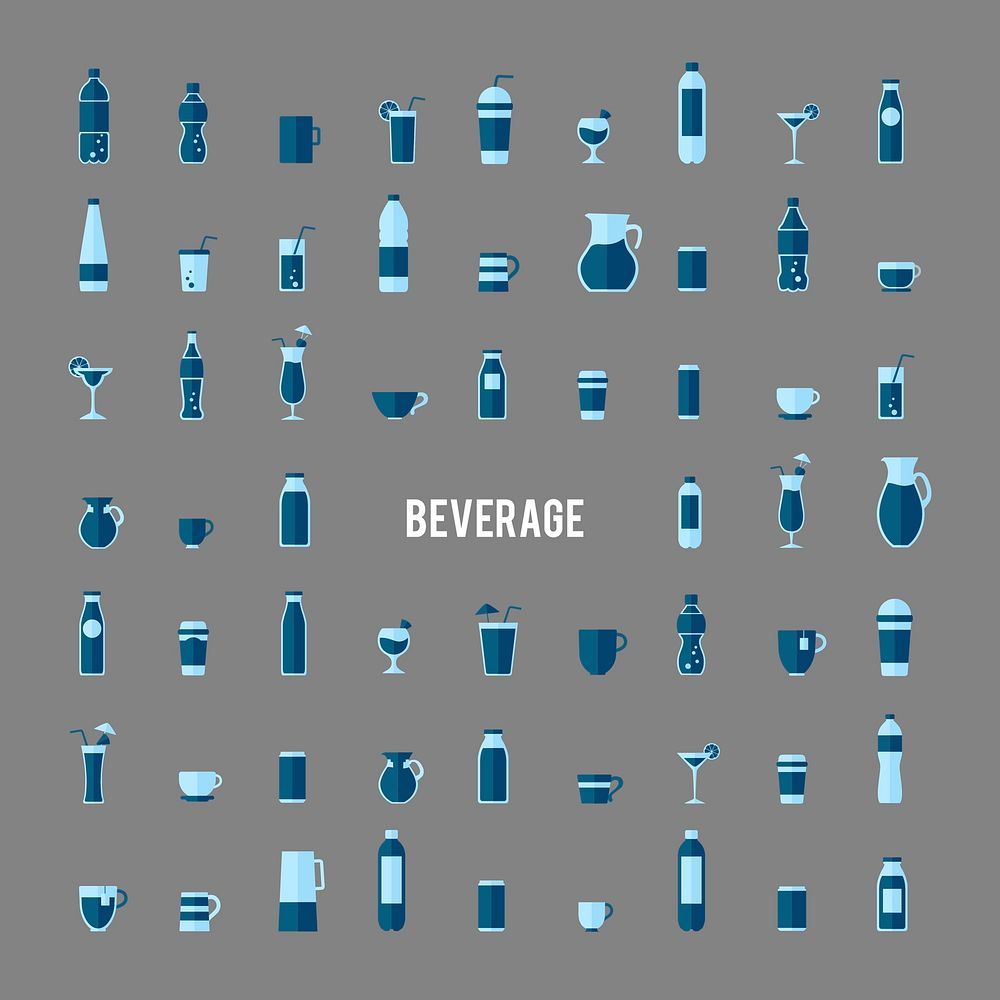 Collection of beverage vectors | Premium Vector - rawpixel