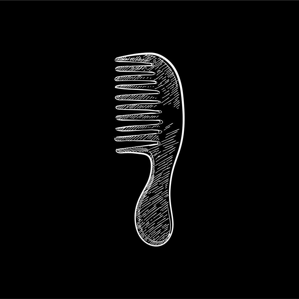 Vintage illustration of a comb | Free Vector Illustration - rawpixel