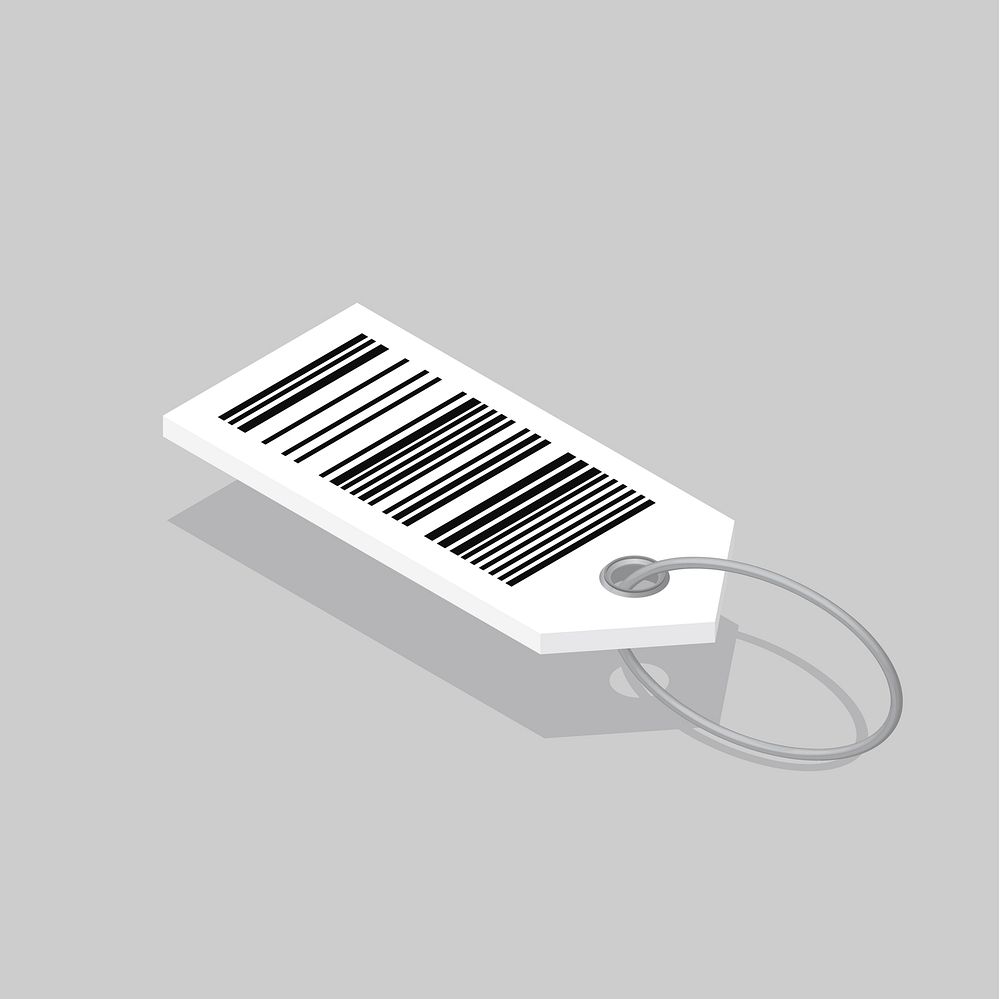 Vector icon of barcode tag | Free Vector - rawpixel