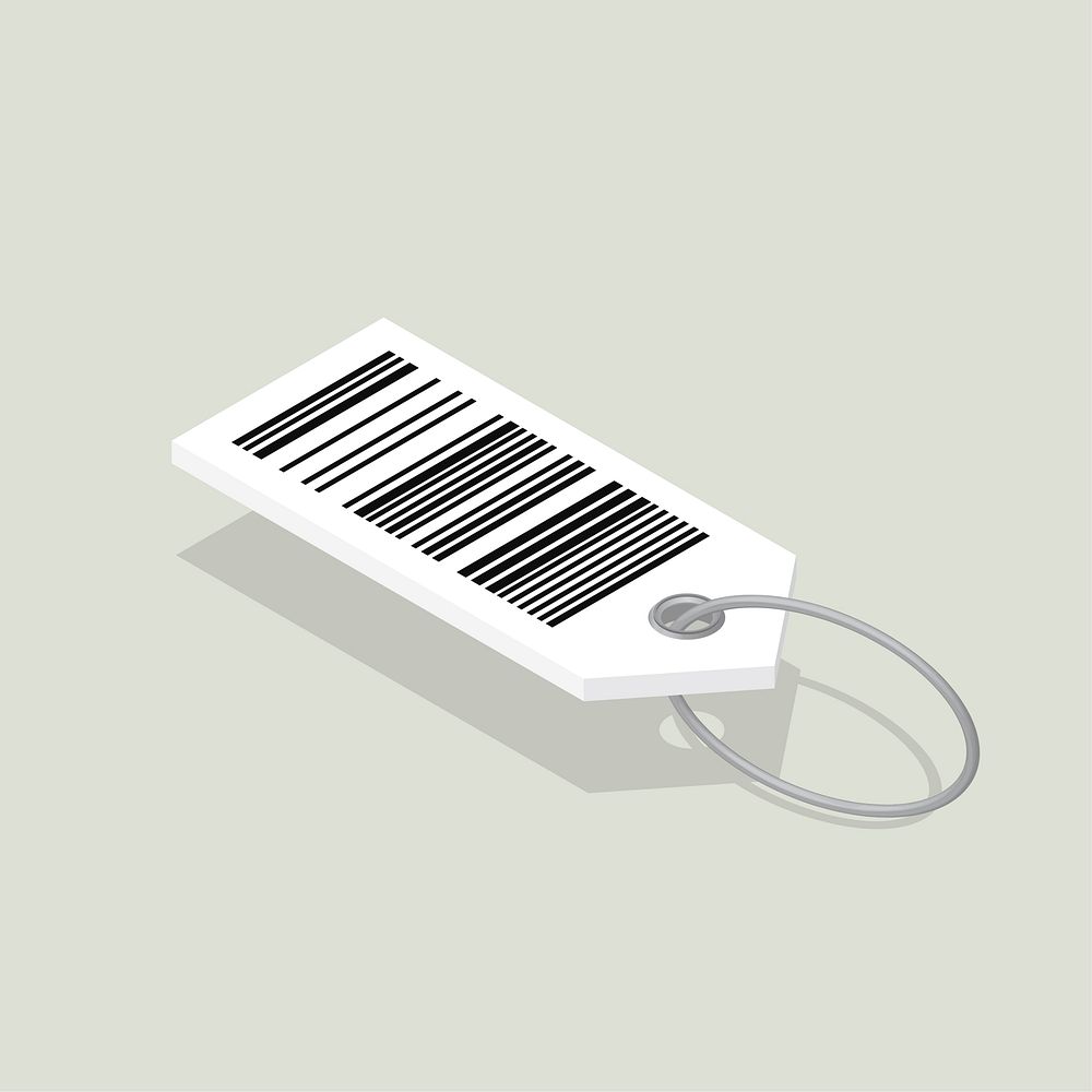 Vector icon of barcode tag | Premium Vector - rawpixel