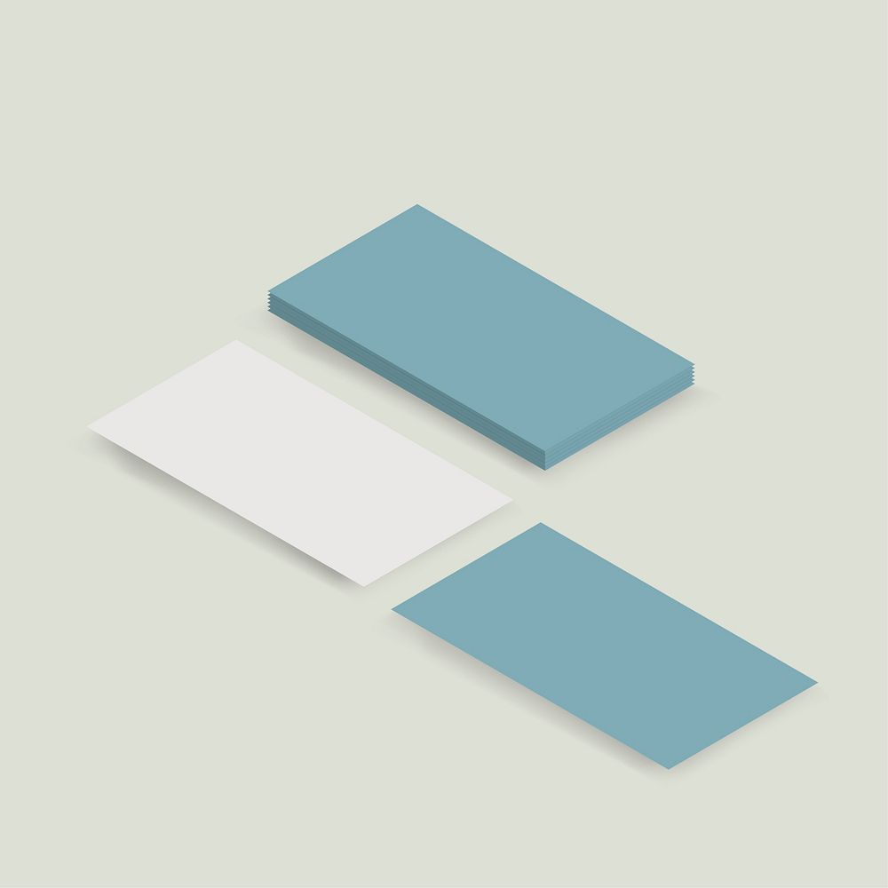 Vector image name card stack | Premium Vector - rawpixel