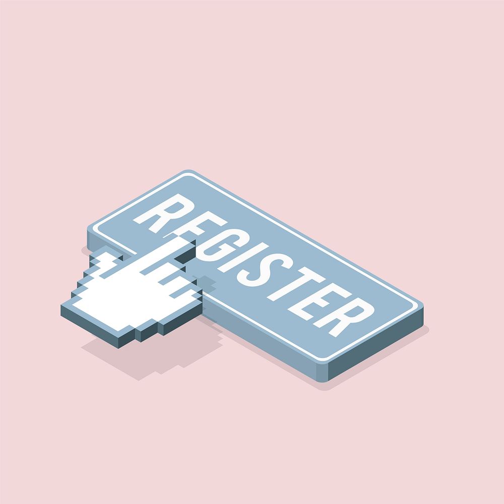 Vector image of register bar | Free Vector - rawpixel