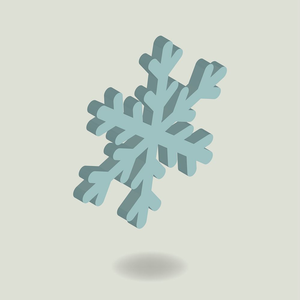 Vector icon snow flake icon | Free Vector - rawpixel