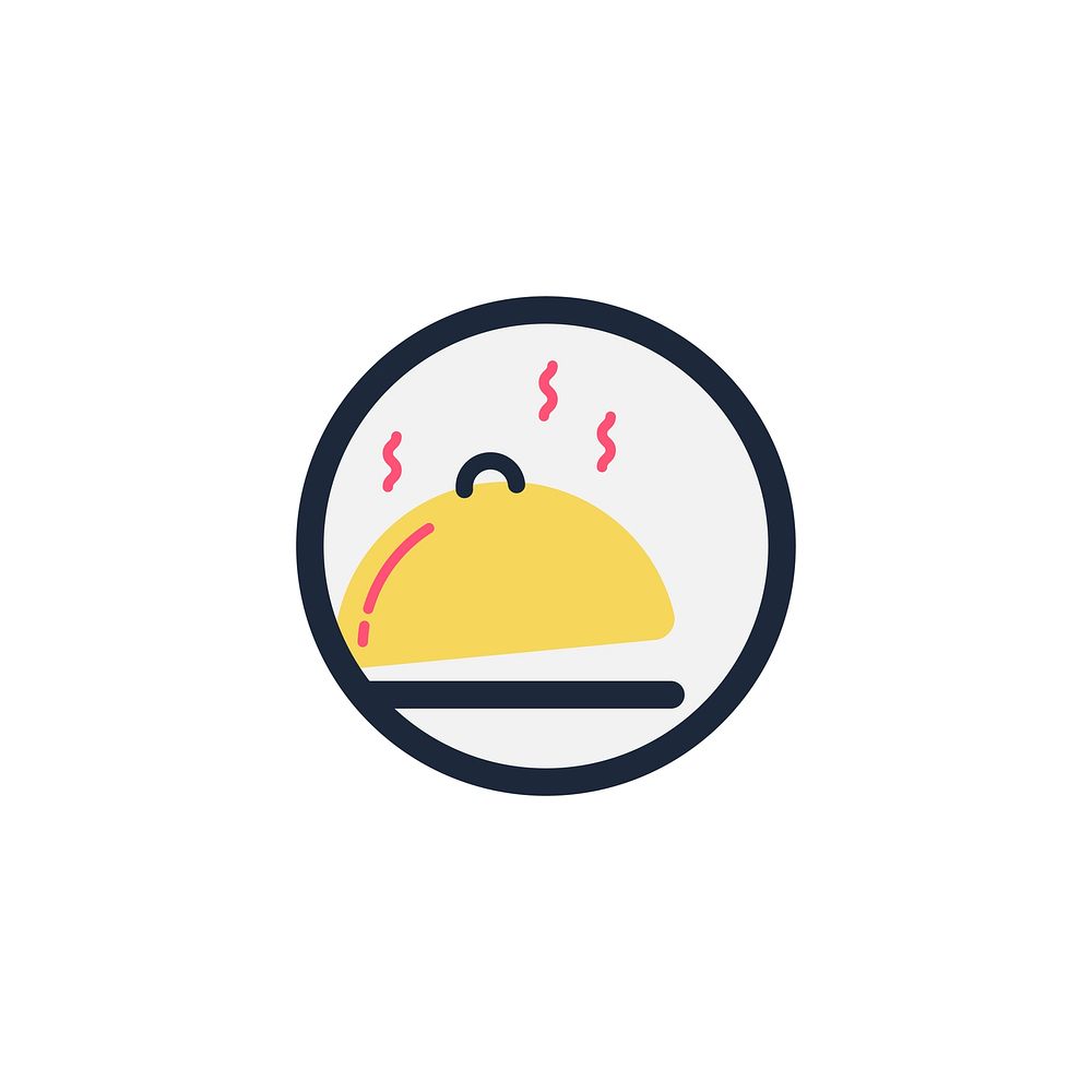 Illustration of cooked food icon | Free Vector - rawpixel