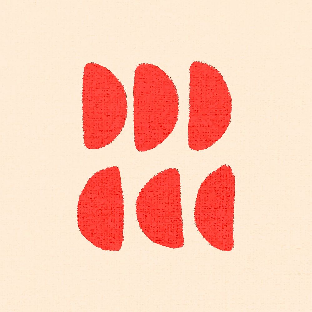 Red semi circle shape, simple | Free Photo - rawpixel