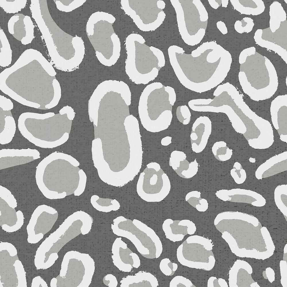 Gray leopard pattern background seamless, | Premium PSD - rawpixel