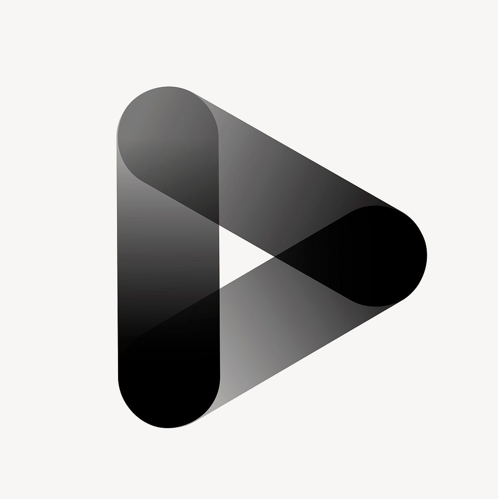 Black triangle badge modern design | Free Photo - rawpixel