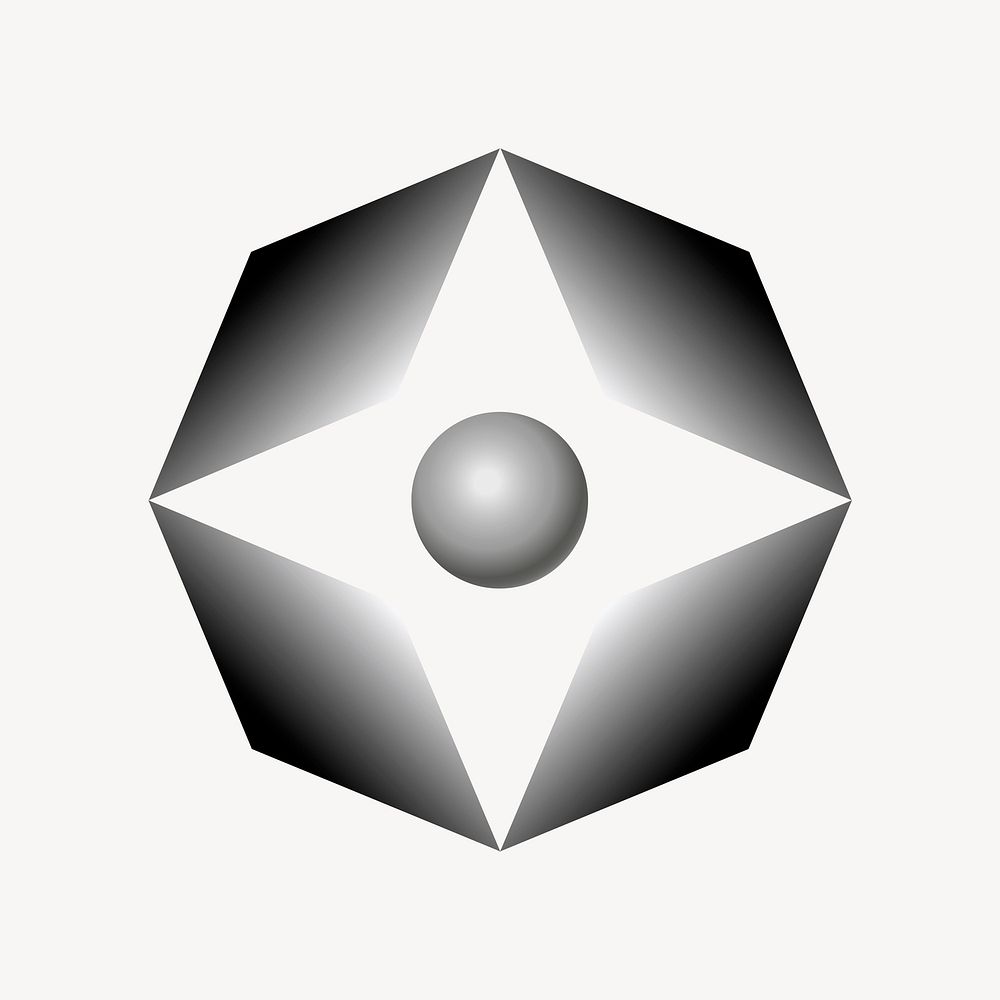 Abstract black business logo element | Premium PSD - rawpixel