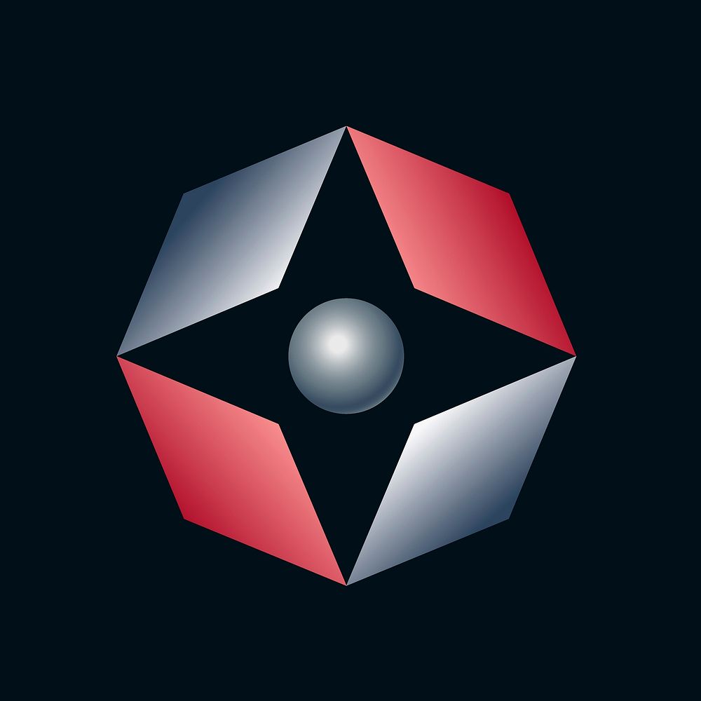 Modern badge, abstract design for business | Free Photo - rawpixel