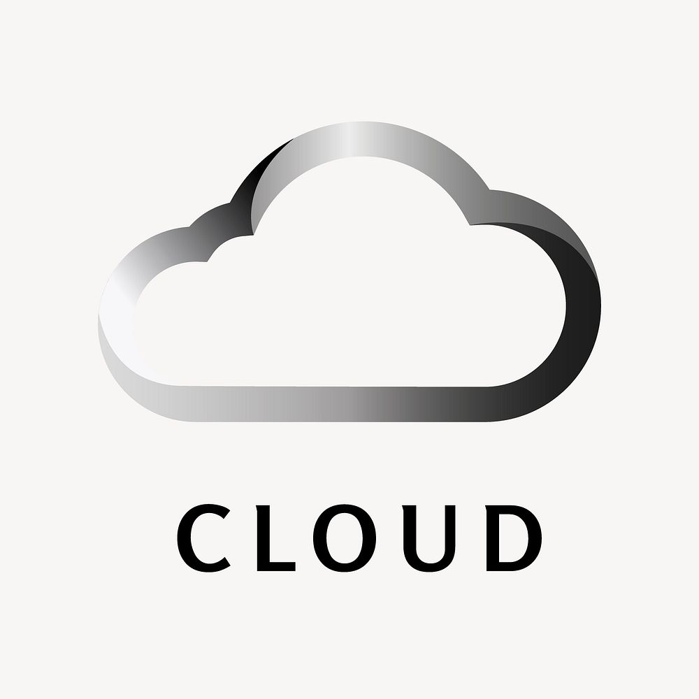 Modern business logo template, cloud | Premium Vector - rawpixel