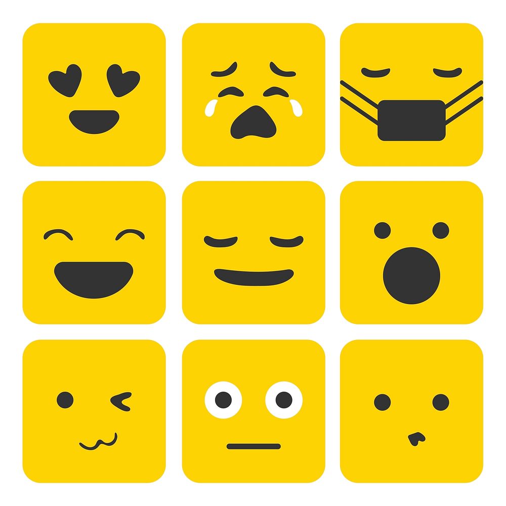 Set of emoji feeling expression | Premium Vector - rawpixel