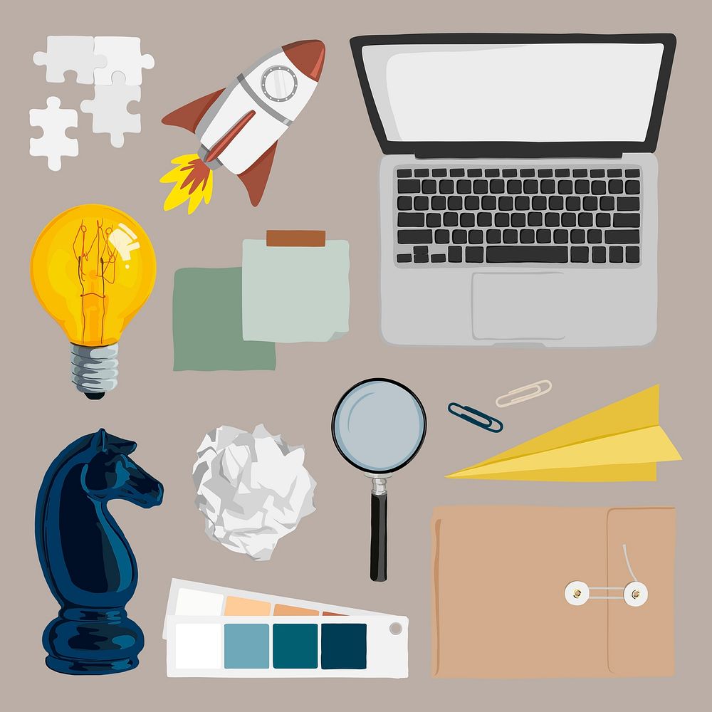 Aesthetic business stickers, strategic plans | Premium Vector - rawpixel