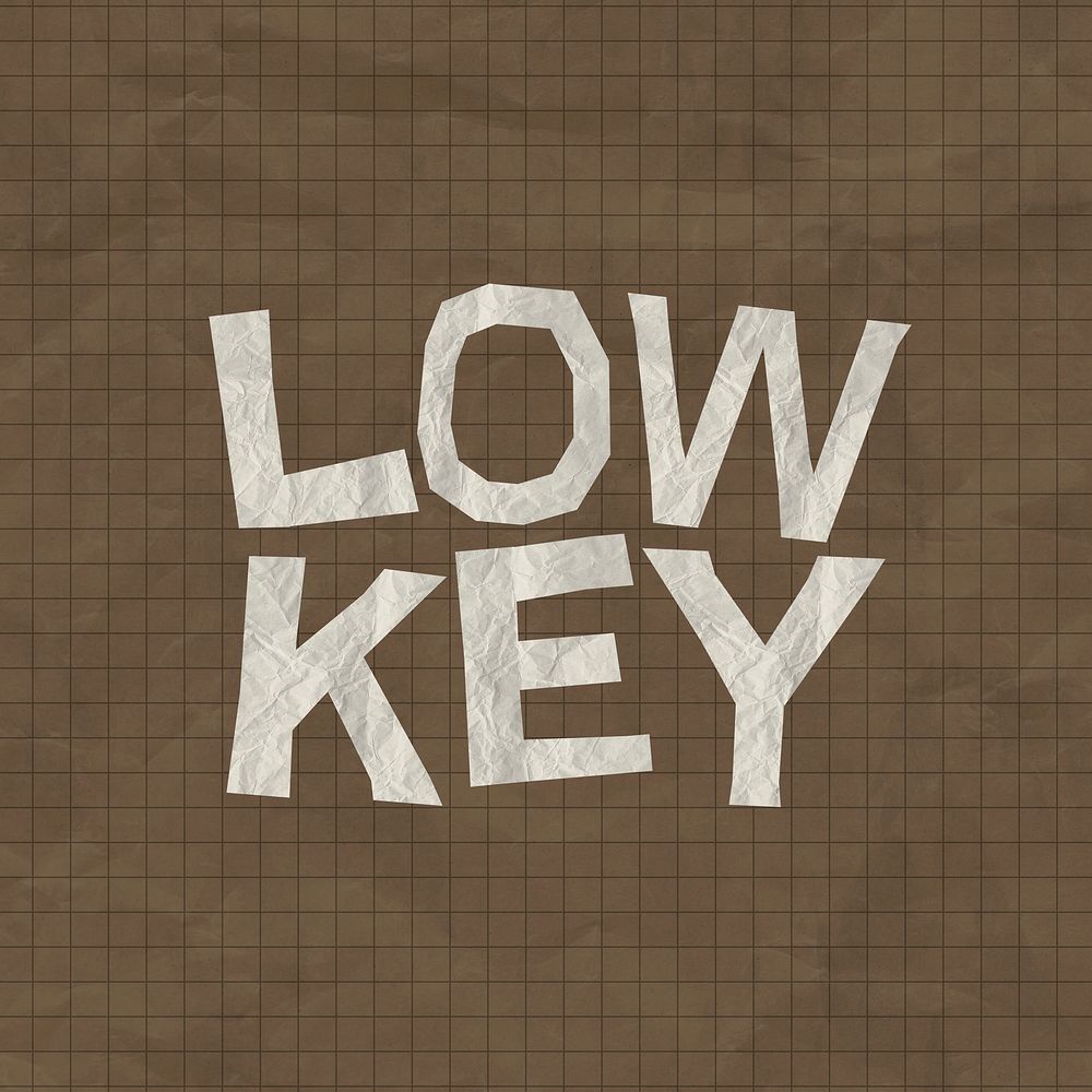 Low key typography sticker, abstract | Premium PSD - rawpixel