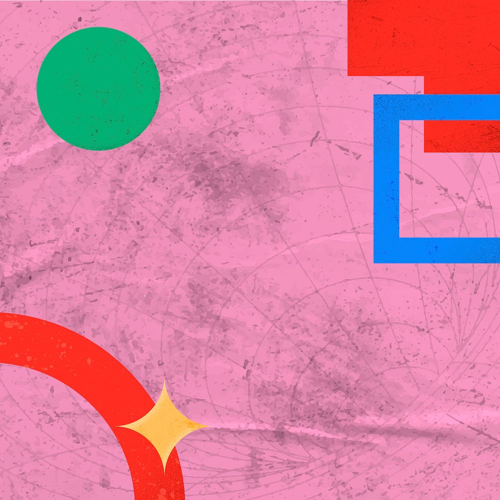 Shapes composition border frame background, | Premium Vector - rawpixel