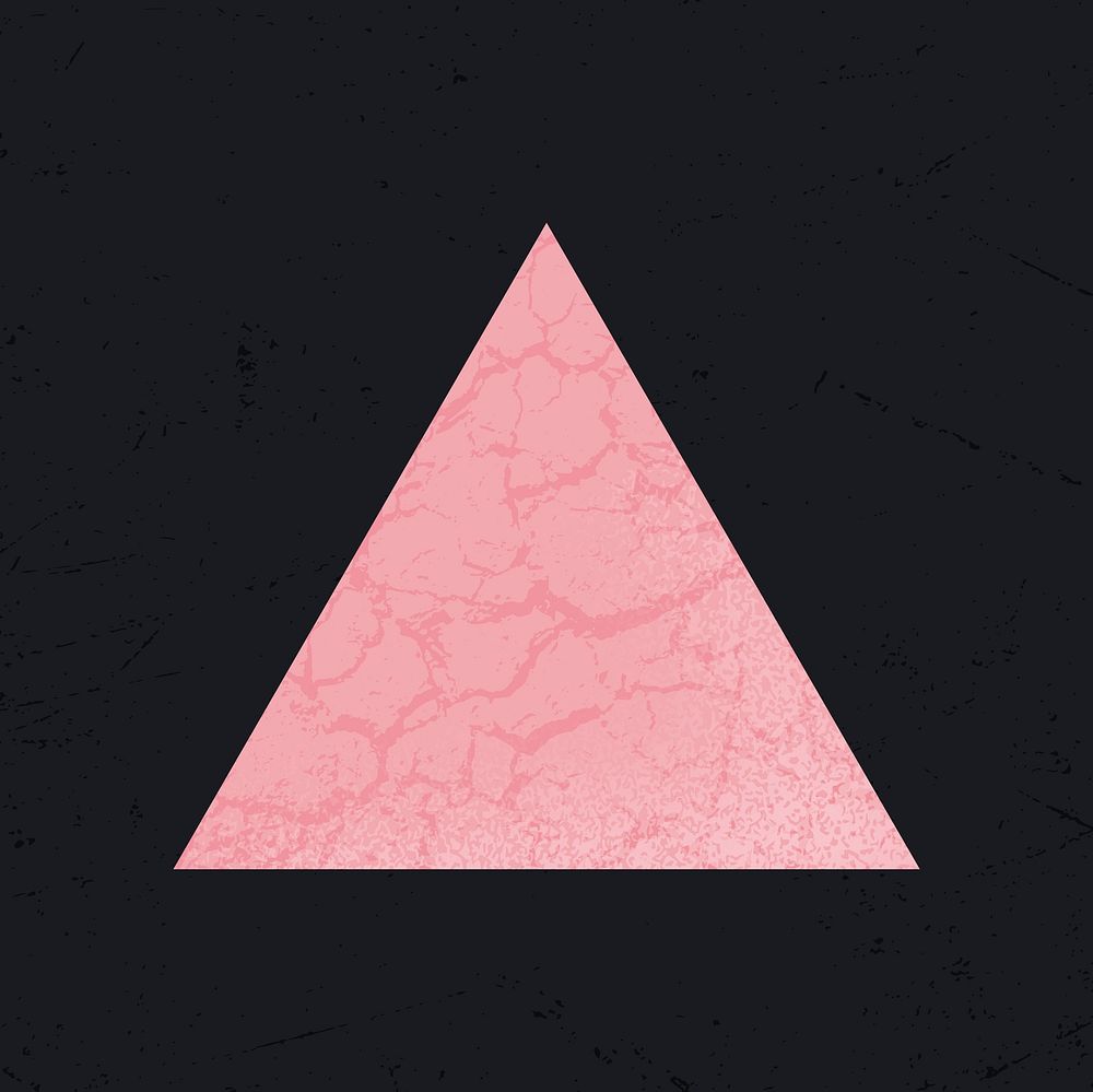 Triangle shape collage element, flat | Premium Vector - rawpixel