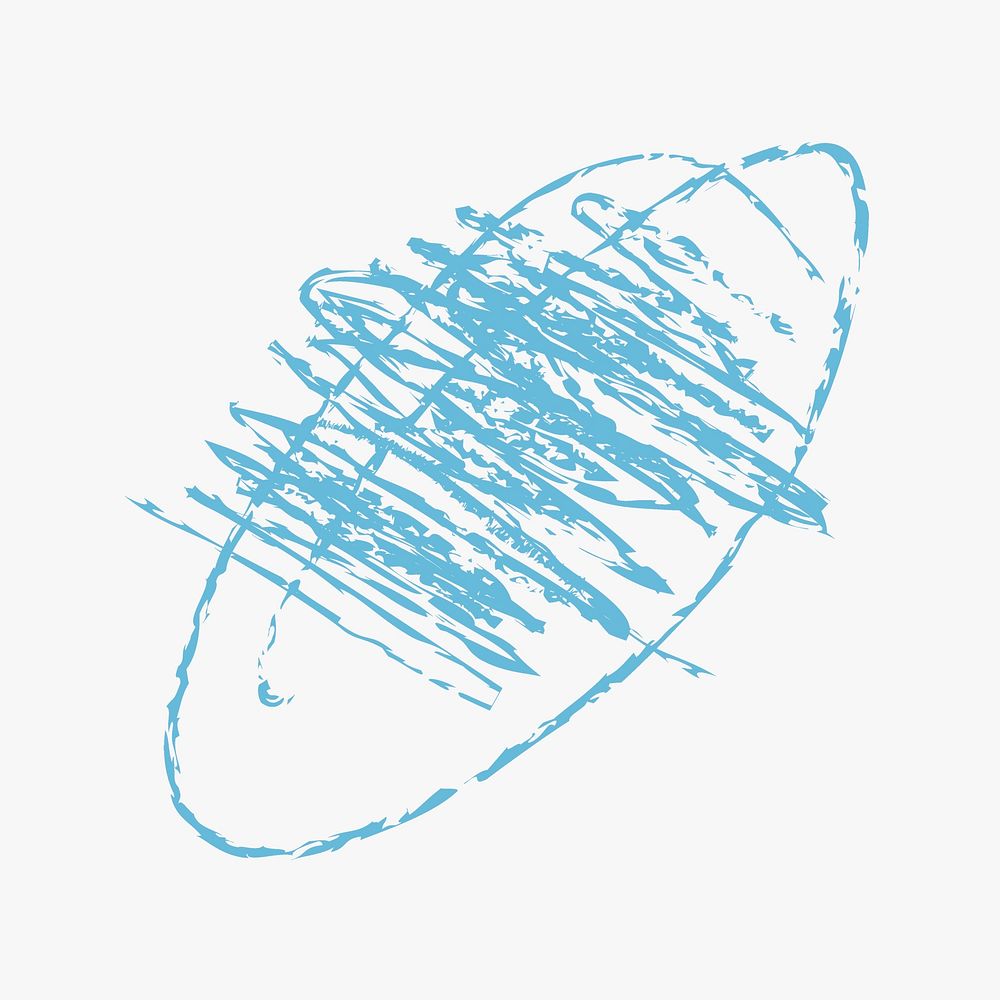 Colorful scribble drawing sticker, child | Premium PSD - rawpixel