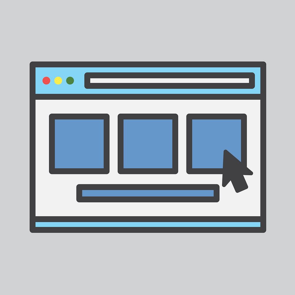 Illustration of a web page | Premium Vector - rawpixel