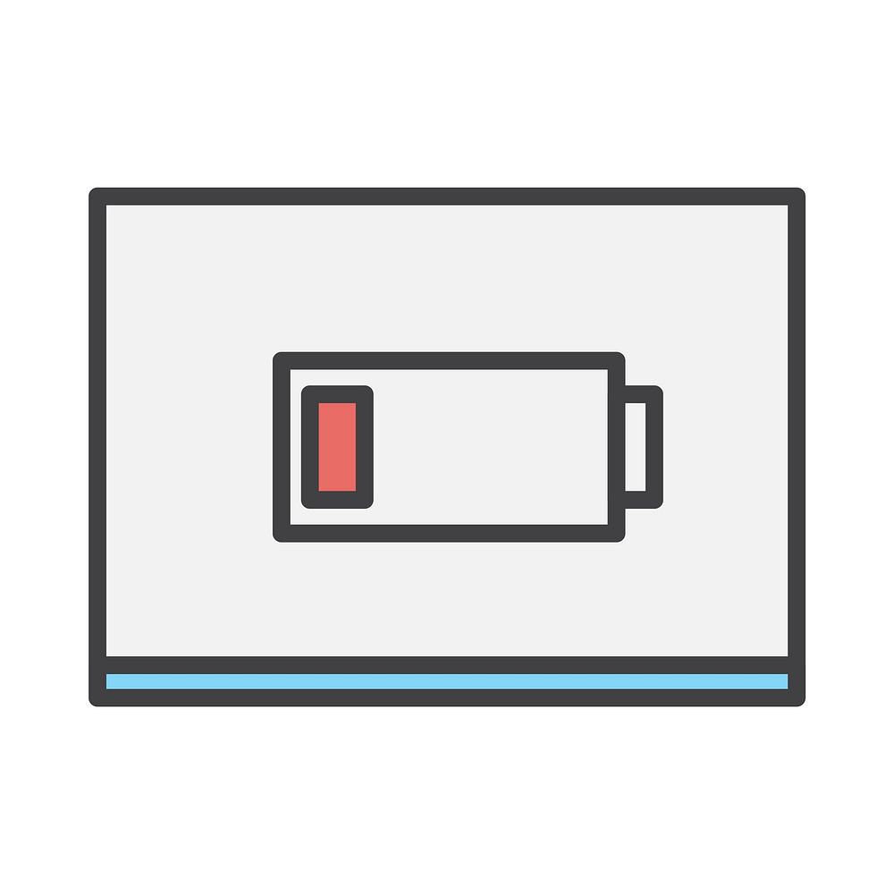 Simple illustration of a battery | Premium Vector - rawpixel