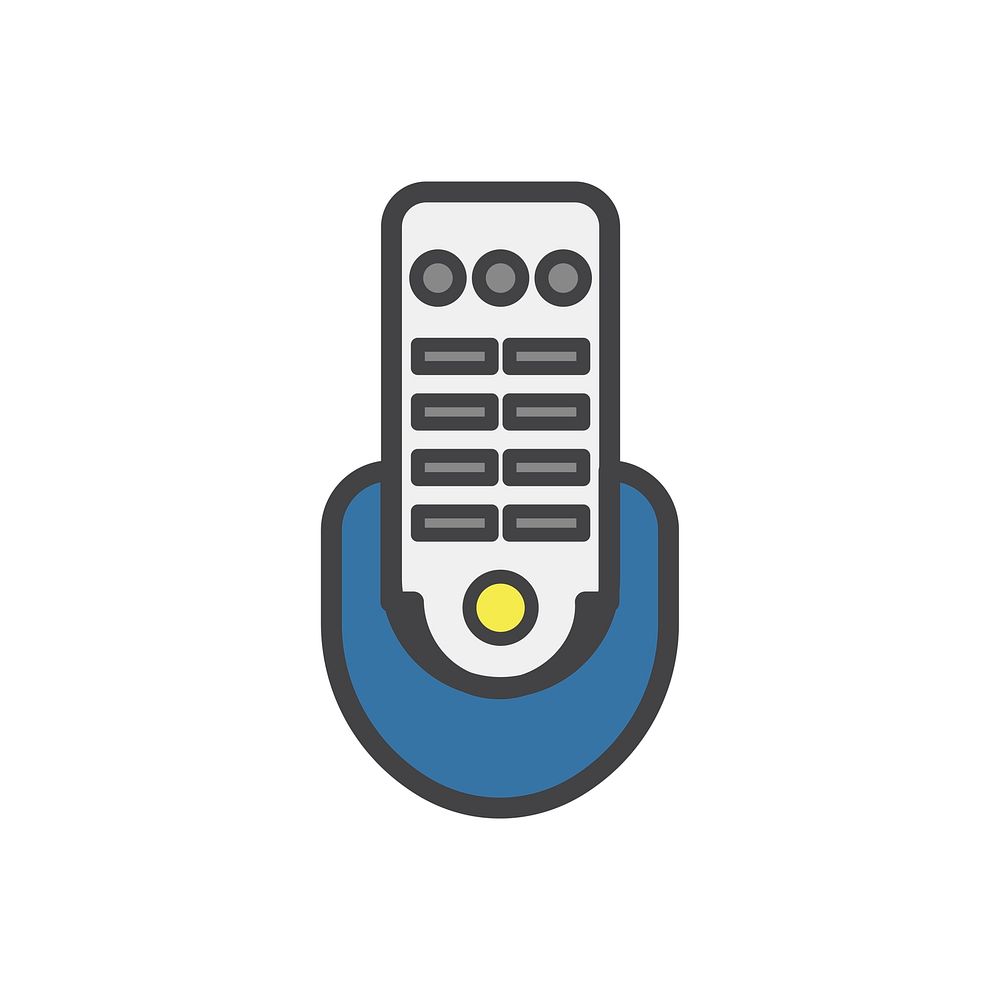 Illustration of a remote control | Free Vector - rawpixel