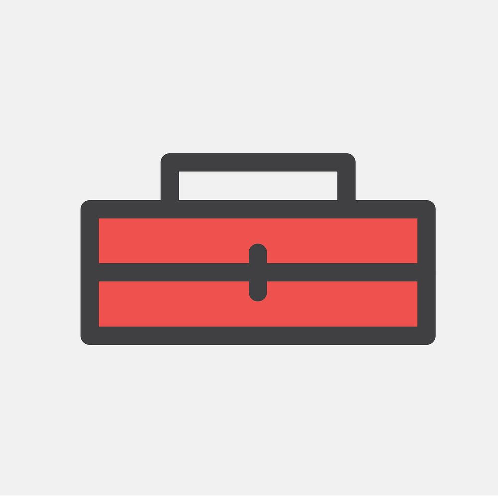 Illustration of tools box icon | Premium Vector - rawpixel