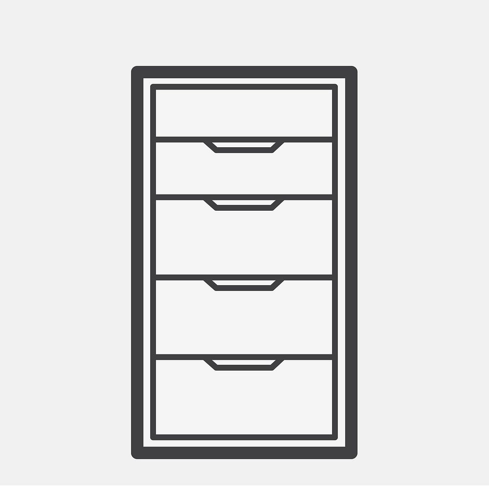 Illustration of document drawer | Premium Vector - rawpixel