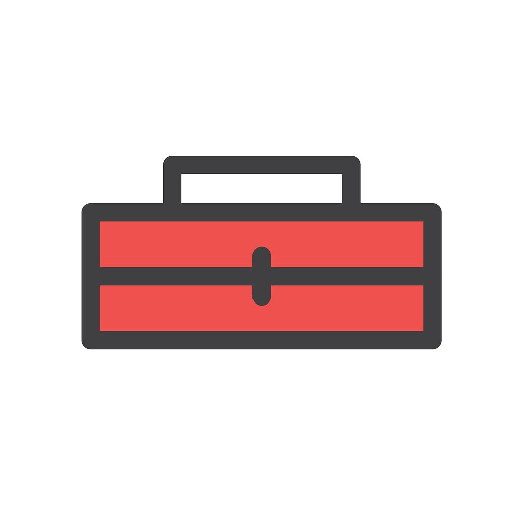 Illustration of tools box icon | Premium Vector - rawpixel
