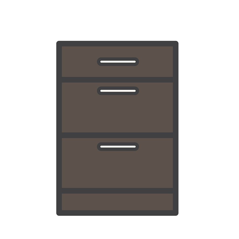 Illustration of document drawer | Free Vector - rawpixel