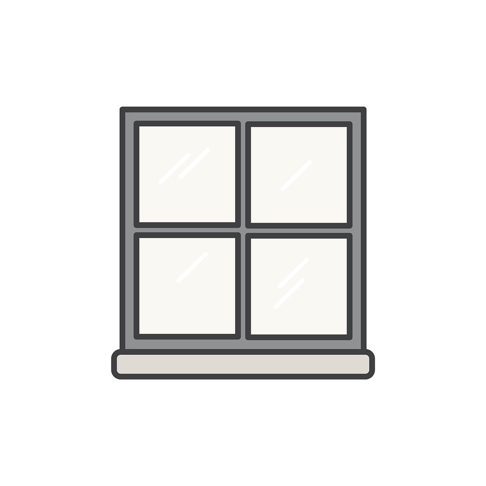 Illustration of office window icon | Premium Vector - rawpixel