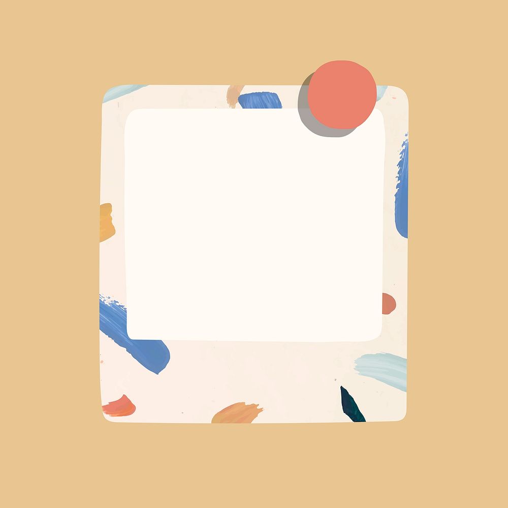 Instant photo frame, cute pattern | Free Vector - rawpixel