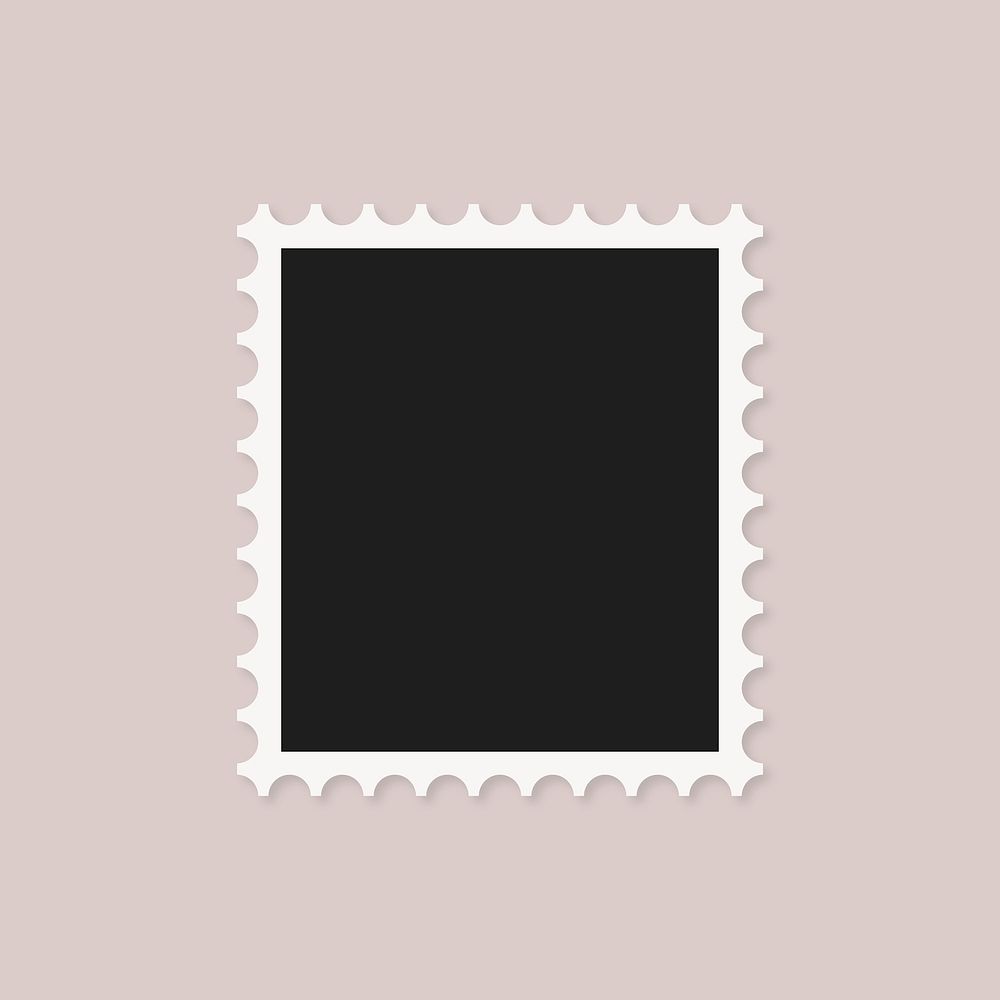 Blank stamp frame, black and | Free Photo - rawpixel