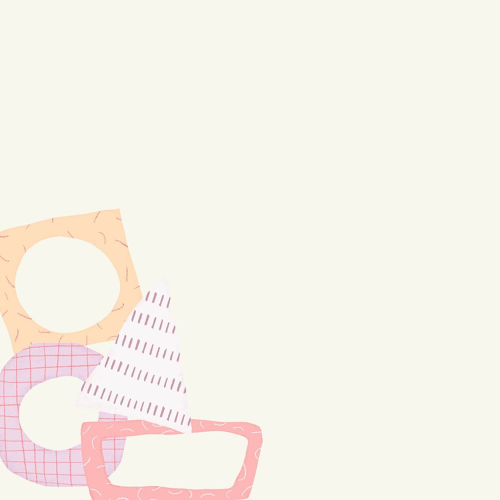 Yellow background, abstract shape border | Free Vector - rawpixel