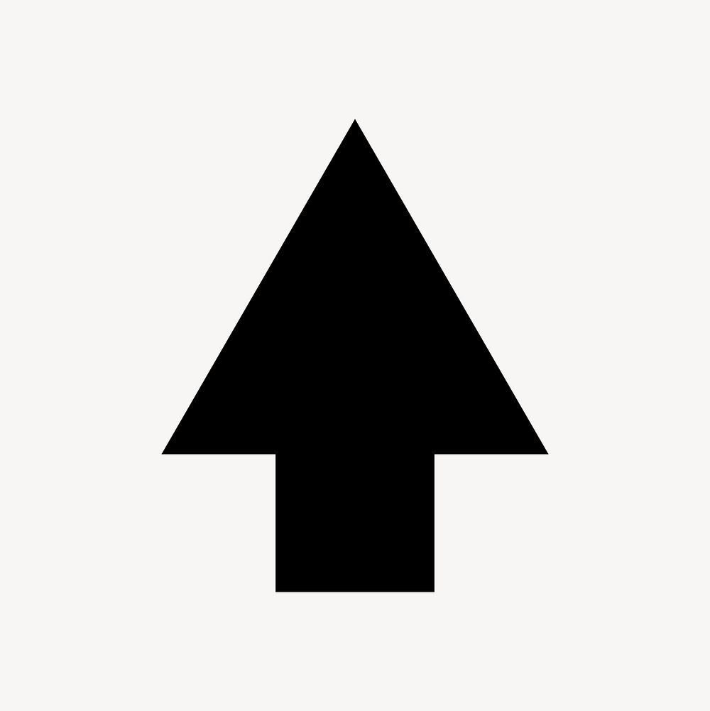 Simple arrow clip art, geometric | Free PSD - rawpixel