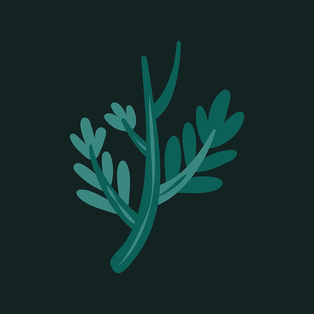 Leaf clipart, aesthetic nature cartoon | Premium Vector - rawpixel