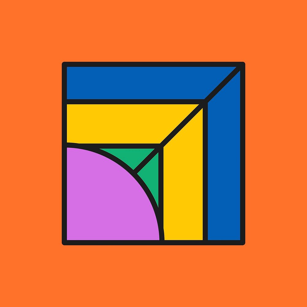 Square shape, colorful geometric design | Free Photo - rawpixel