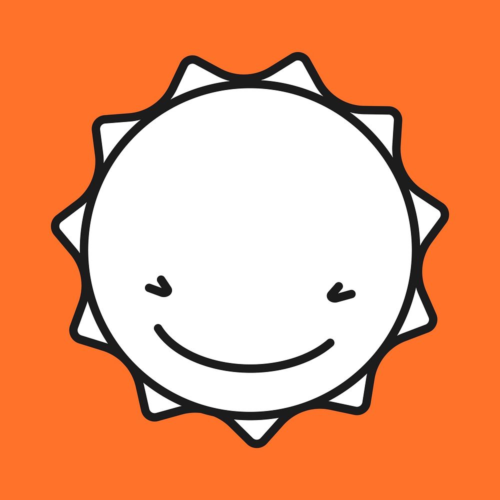 Cute smiling sun, summer illustration | Free Photo - rawpixel