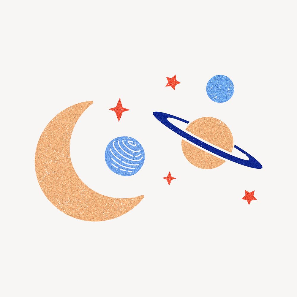 Aesthetic celestial illustration, gold astronomic | Free Photo ...