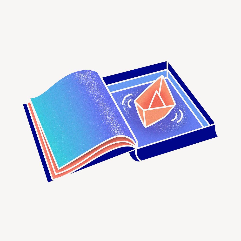 Surreal boat illustration, floating book | Free Photo Illustration ...