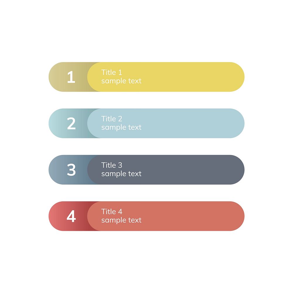 Numbered List Business Element Vector Premium Vector Rawpixel