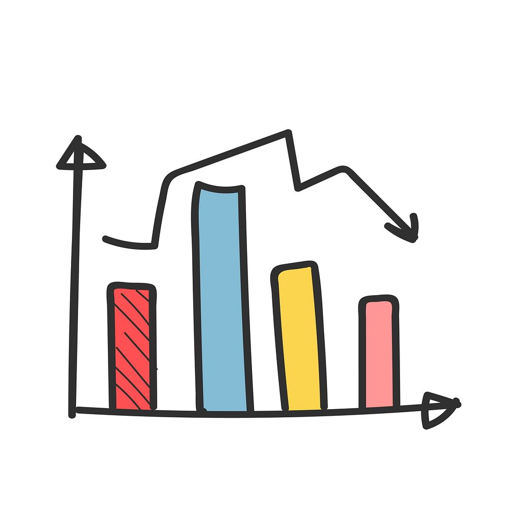 Doodle of business analysis graph | Premium Vector - rawpixel