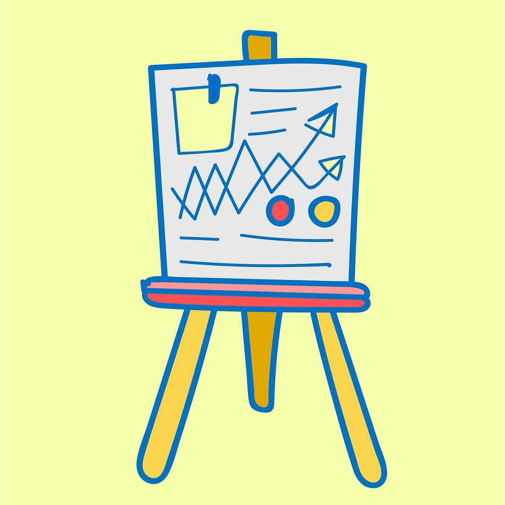 Business data analysis board doodle | Premium Vector - rawpixel