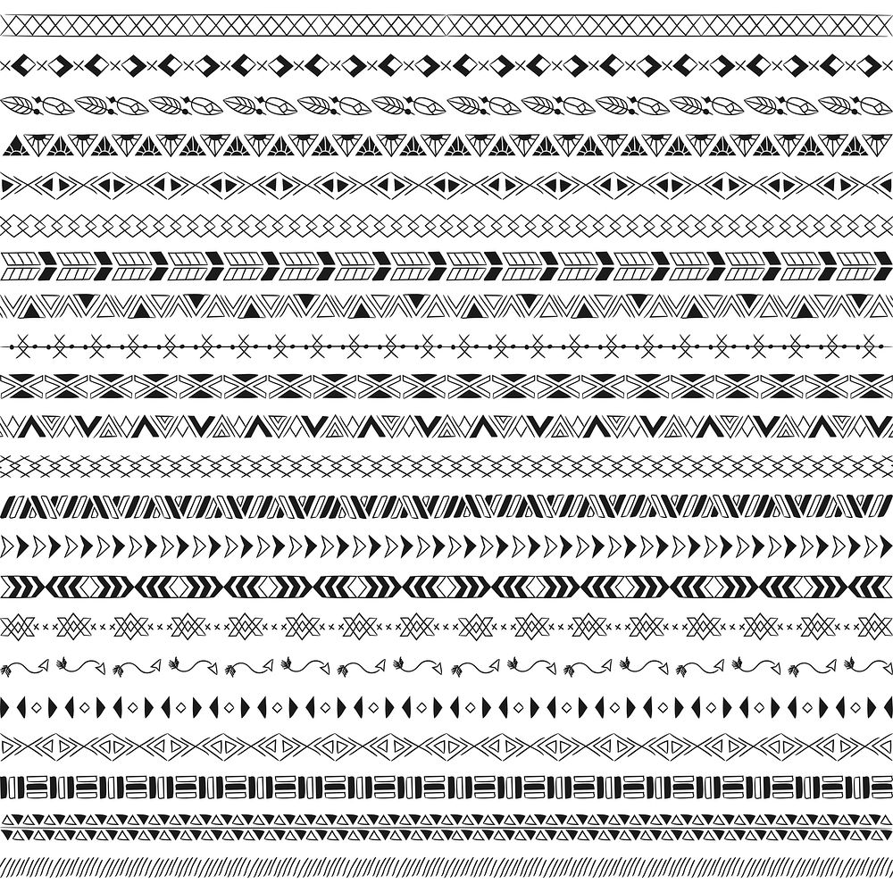 Divider line design elements vector | Premium Vector - rawpixel