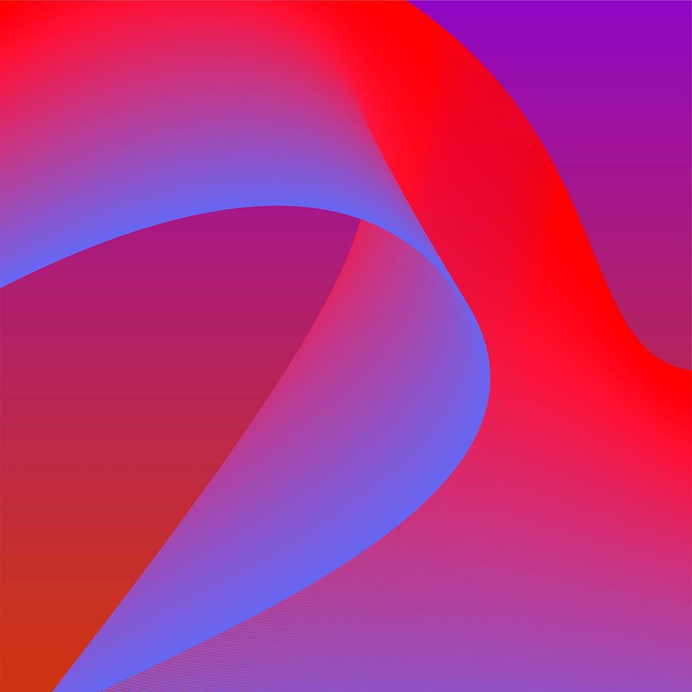 Colorful vibrant 3d wave graphic | Free Vector - rawpixel