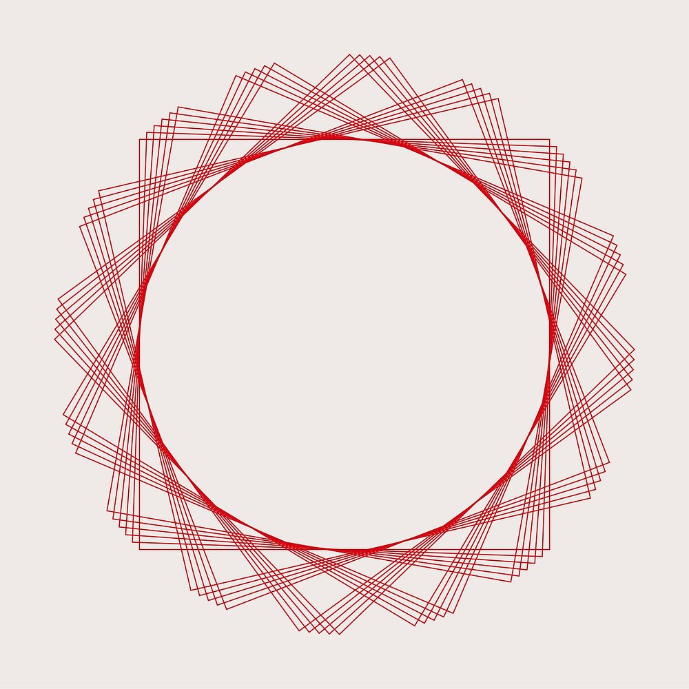 Abstract circular geometric element vector | Free Vector - rawpixel