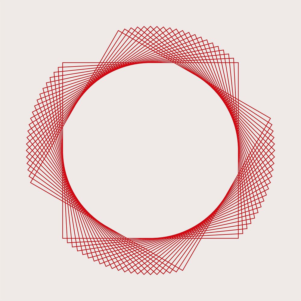 Abstract circular geometric element vector | Premium Vector - rawpixel
