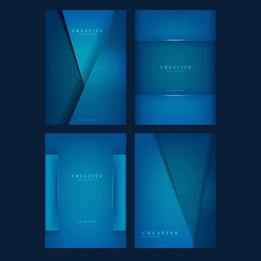 Set of creative background designs | Free Vector - rawpixel