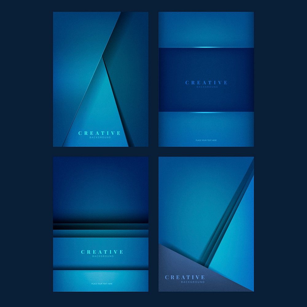 Set of creative background designs | Free Vector - rawpixel